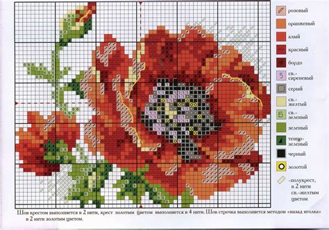 Вышивка гладью схемы очень красивые