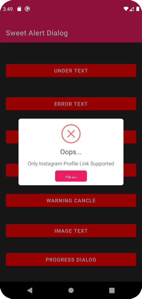 github ananddasani android sweet alert dialog using library of sweet