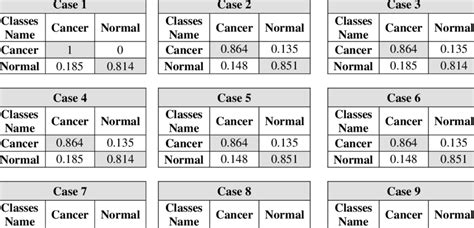 Confusion Matrixes Of Filter Method For Ovarian Cancer Dataset