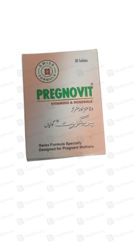 Pregnovit 30 Tablets Price In Pakistan Uses Dosage Side Effects