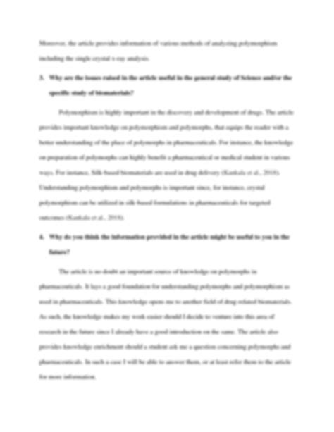 SOLUTION A Practical Guide To Pharmaceutical Polymorph Screening Studypool