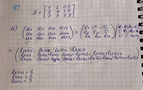 Linear Algebra How To Find The Lu Representation Of A Non Symmetric