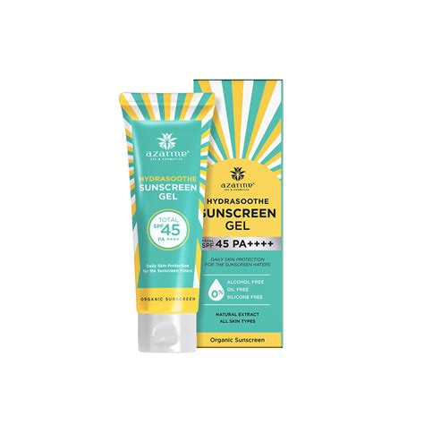 Azarine Hydrasoothe Sunscreen Gel Spf45 Pa Azarine Hydrashoothe