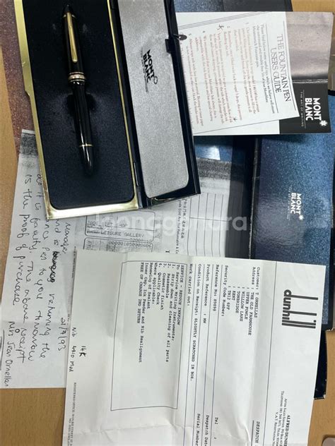 몽블랑 만년필 마이스터스튁 146 14k M닙 중고나라 안심되는 중고거래