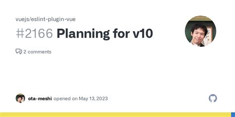 planning for v10 · issue 2166 · vuejs eslint plugin vue · github
