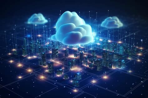 Premium Photo Driving Business Growth Through Cloud Computing Strategic Planning And Data