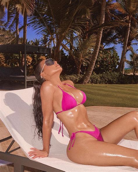 Photos From Kim Kardashian Bikini Pics E Online