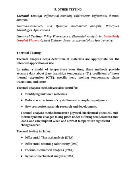 unit 1 notes pdf differential scanning calorimetry mass spectrometry
