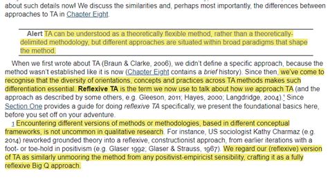 Notes On Thematic Analysis A Practical Guide Chapter 1 Dr Andrew