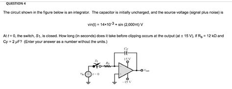 solved question4 the circuit shown in the figure below is an