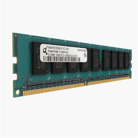 Ddr3 Ram 보드 3d 모델 29 3ds Dae Fbx Max Obj Free3d
