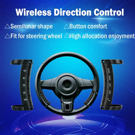 Remote Control Button Car Steering Wheel Wireless Universal For Stereo DVD GPS EBay