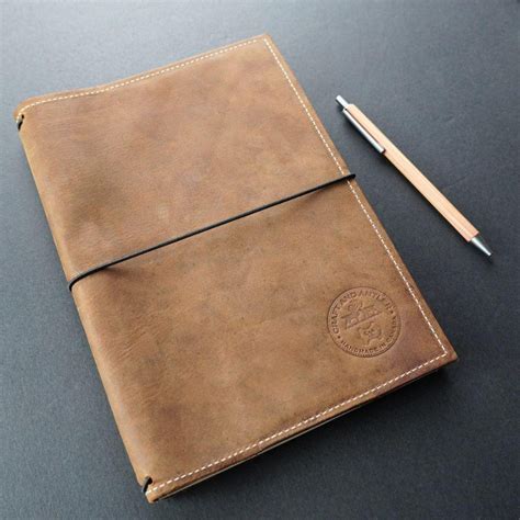 Premium Leather Journal Cover Moleskine Leuchtturm A5a6 Notebook