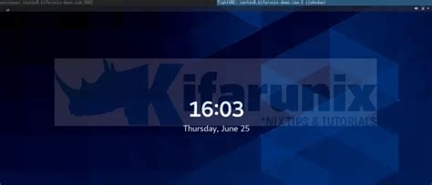 Install And Configure Vnc Server On Centos 8