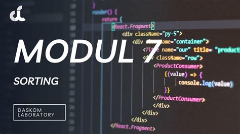 Tutorial Modul 7 Sorting Youtube
