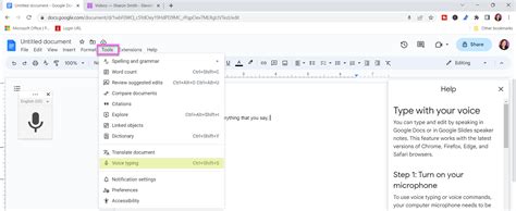 Type Hands Free Using Dictate And Voice Typing In Word And Docs Voice To Text Tips For Content