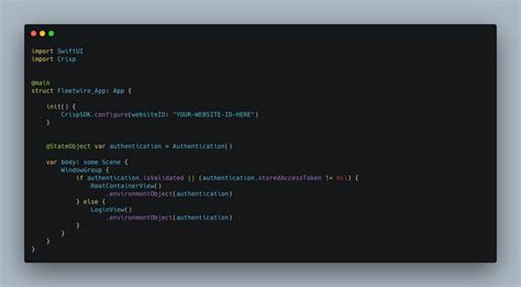 How To Use Sdk Built For Uikit In Your Swiftui App — Crisp Chat Example By Chad Hurin Medium