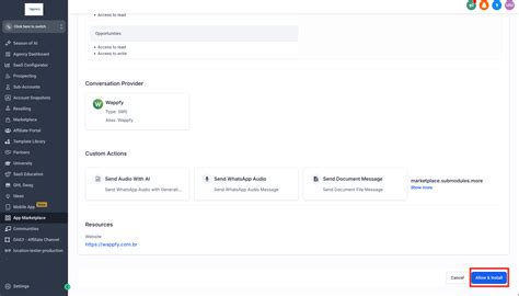 Custom Conversation Providers In Mobile App Highlevel Support Portal