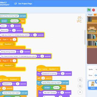 A Screenshot From A Babe Activity With Code Blocks Download Scientific Diagram