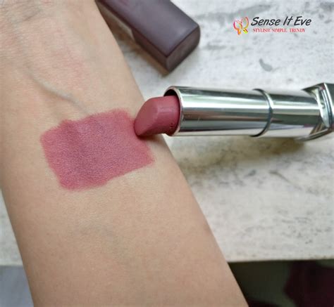 Maybelline New York Color Sensational Creamy Matte Lipstick Touch Of Spice Lipswatches Sense