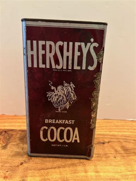 Hersheys Breakfast Cocoa Tin Etsy