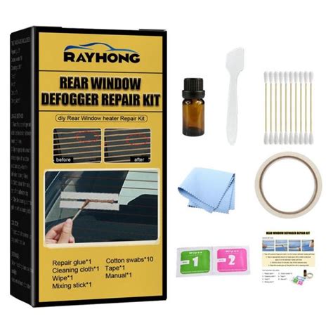 Car Defroster Repair Kit Rear Window Defroster Grid Repair Kit Car Conductive Rear Window