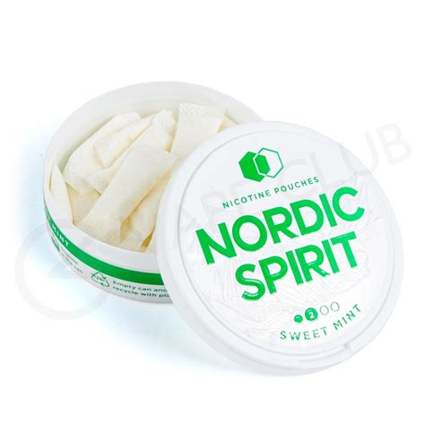 Sweet Mint Nicotine Pouches By Nordic Spirit