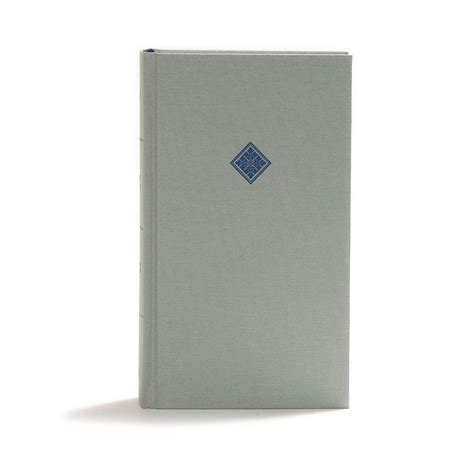 Csb Readers Bible Gray Cloth Over Board