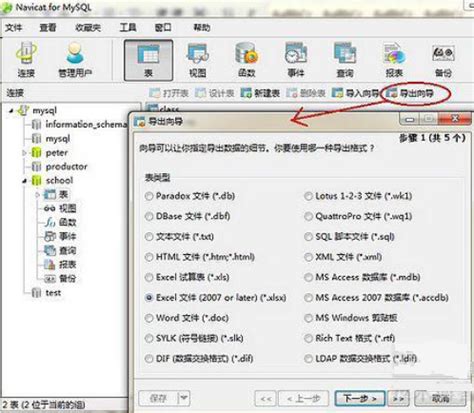 Navicat for MySQL如何导出数据表 Navicat中文网站