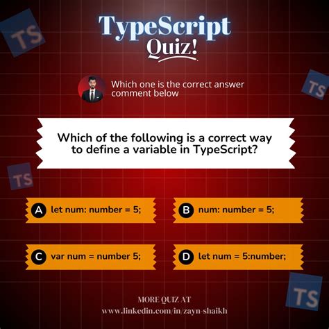 Zayn Shaikh On Linkedin Typescriptquiz Learningwithcode Codelearning Javascript