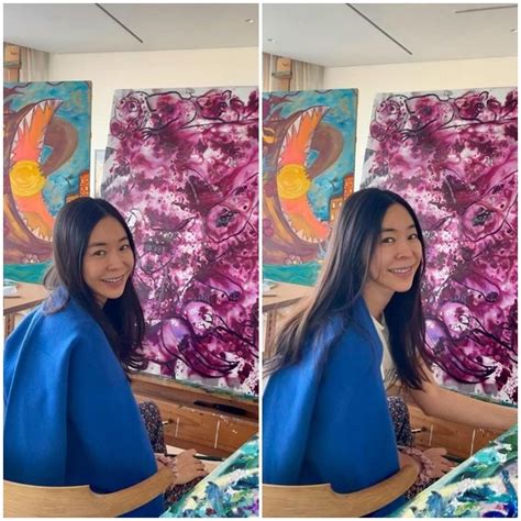 이혜영 환한 미소와 함께 선보인 수준급 그림 실력 오늘도 쓱싹쓱싹 Sns★컷