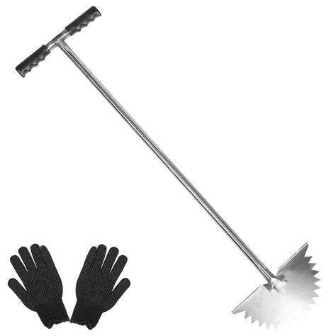 Worgeous Lawn Tool Portable Lawn Edger With T Shape Grip Handle Manual Edger Yard Tool Lawn Step