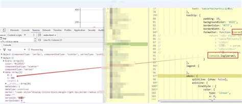 用echartsjs 实现散点图与table表格双向交互以及实现echarts取自于table数据和自定义echarts提示内容 猎八哥FLY 博客园