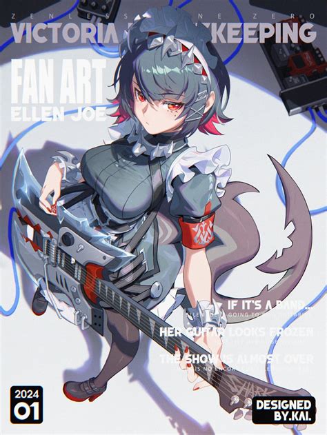 Ellen Joe Zenless Zone Zero Drawn By Wangjiekai Danbooru