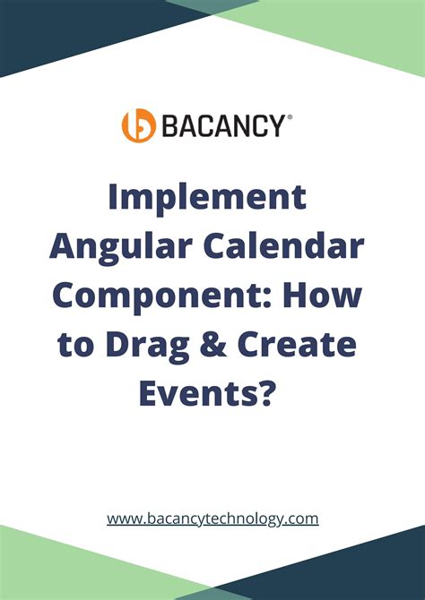 implement angular calendar component how to drag and create events by bacancy technology issuu