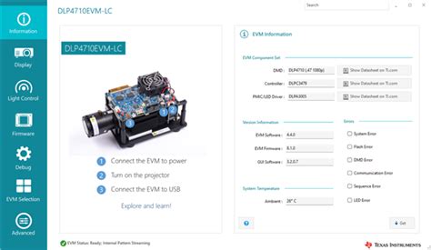 DLP4710EVM LC EVM Only Displays Half Of The Pattern In Every Mode DLP Products Forum DLP