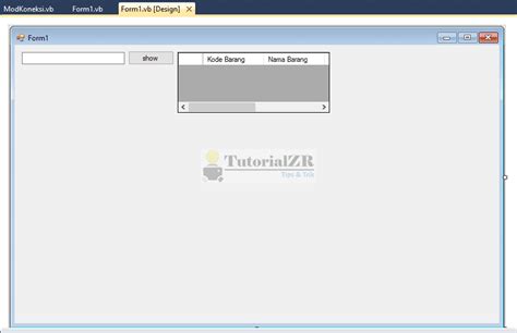 Cara Membuat Datagridview Popup And Dropdown Pada Vb Net