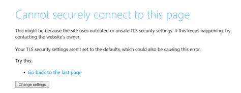 Cant Correct Securely To This Page Try These Methods
