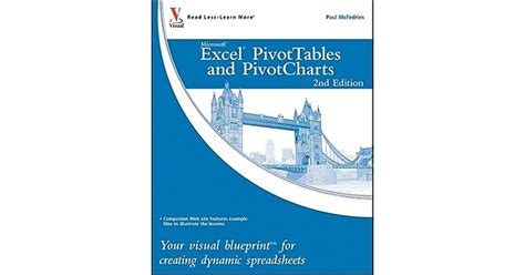 Excel Pivottables And Pivotcharts Your Visual Blueprint For Creating Dynamic Spreadsheets By