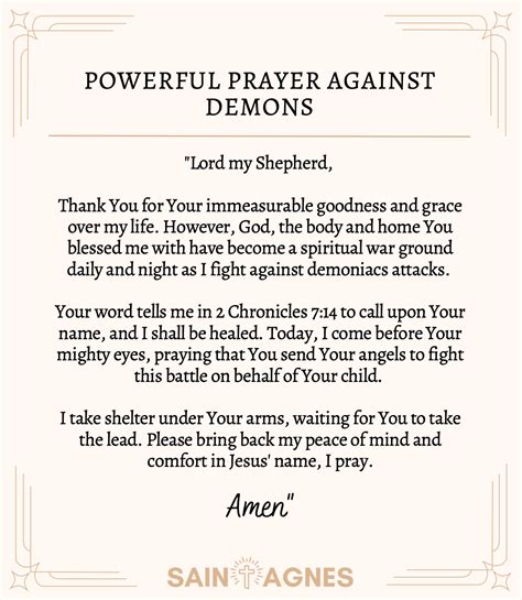9 Prayers Against Demoniac Spirits And Attacks With Images