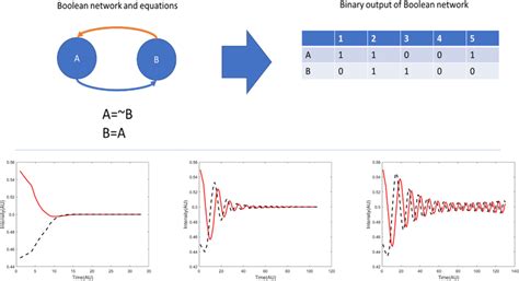Example Of Converting A Boolean Network Into A Continuous System Here Download Scientific
