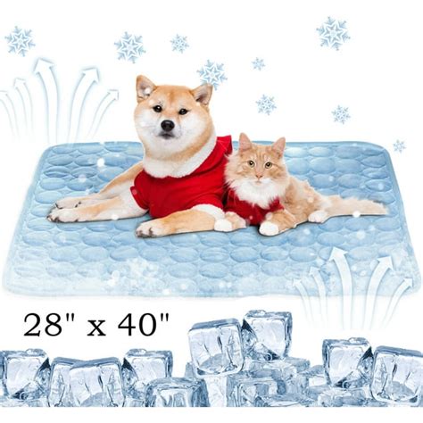 Cooling Dog Bed Pet Cooling Mat Blanket Sleeping Pad Portable Washable