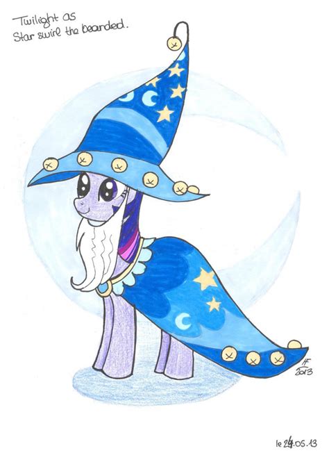 Mlp Twilight As Star Swirl The Bearded By Ziboulette On Deviantart