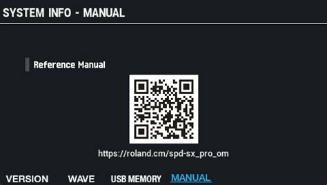 Viewing The Overall Information For The SPD SX PRO SYSTEM INFO
