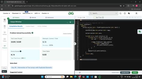 Gfg160 Geekstreak2025 Dsa Hashing Problemsolving Kratika Bathav