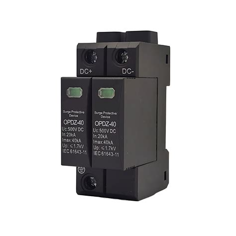 Разрядник за пренапрежение 500 Vdc Spd Разрядник за фотоволтаични панели Защита от