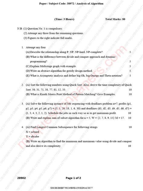 Be Computer Engineering Semester 4 2023 May Analysis Of