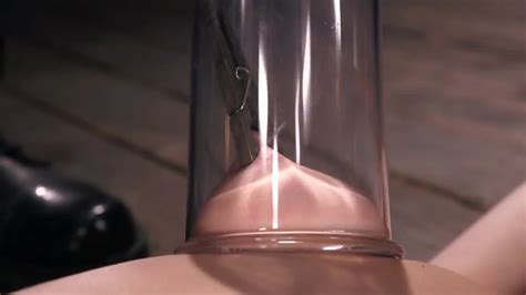 Love Suffers Clothespins On Nipples Then Guy Puts Pumps On Boobs