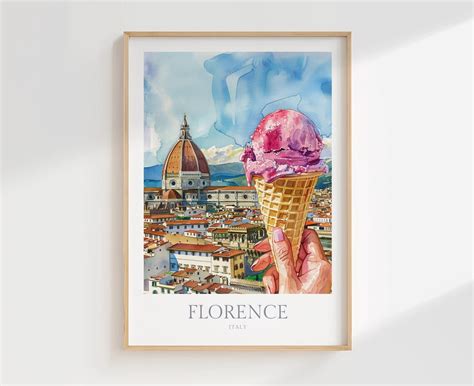 Florence Italy Wall Art Decor Poster Poster Stretched Size 16x24