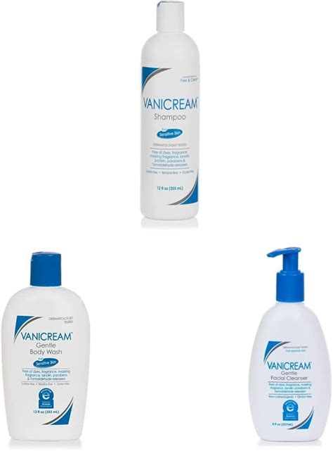 Vanicream Shampoo 12 Fl Oz Gentle Facial Cleanser With